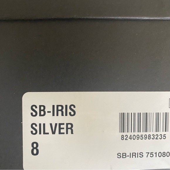 Betsey Johnson | Shoes | Betsey Johnson Iris Silver Rhinestone Ankle Strap Stiletto Heels Pumps ...